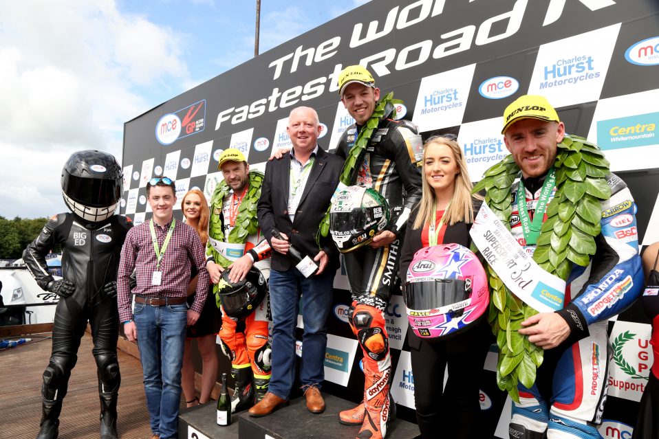 Sam Finlay, Danielle Finlay and Scott Finlay with Big Ed, Peter Hickman ...